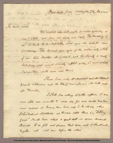 The Life of Abigail Adams timeline | Timetoast timelines