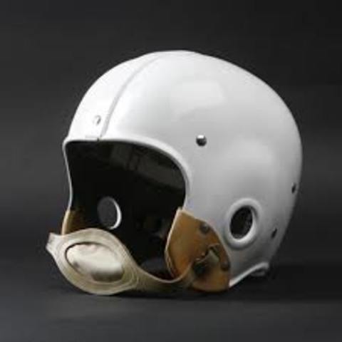 Football Helmets timeline | Timetoast timelines