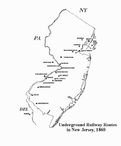The Underground Railroad in New Jersey timeline | Timetoast timelines