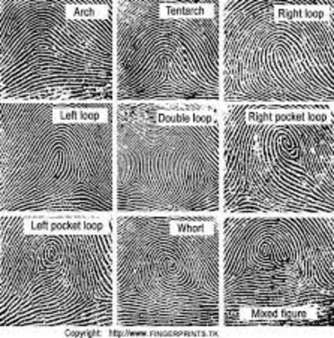 History of Fingerprinting timeline | Timetoast timelines