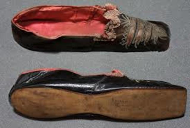 Shoes in the 1800's timeline | Timetoast timelines