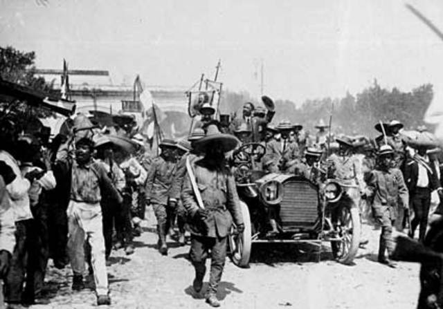 Revolución Mexicana (1910 a 1920) timeline | Timetoast timelines