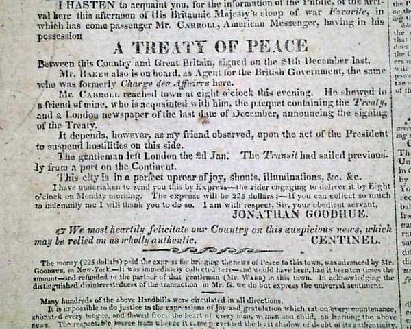 The War of 1812 timeline | Timetoast timelines