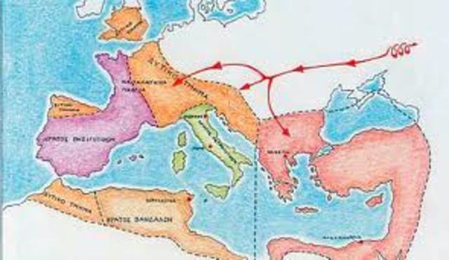 Βυζαντινή αυτοκρατορία (αρχή) timeline | Timetoast timelines