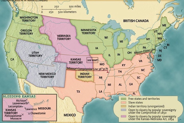 Slavery and the Events Leading up to the Civil War timeline | Timetoast ...