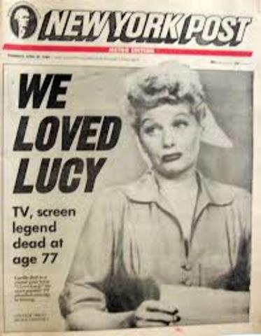 I Love Lucy timeline | Timetoast timelines