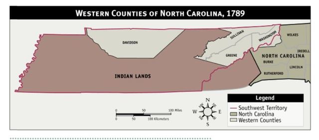 Tennessee's Road to Statehood timeline | Timetoast timelines