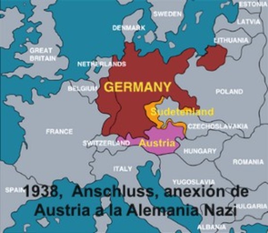 El camino hacía la guerra 1931-1939 timeline | Timetoast timelines