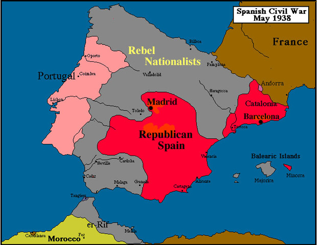 Spanish Civil War timeline | Timetoast timelines