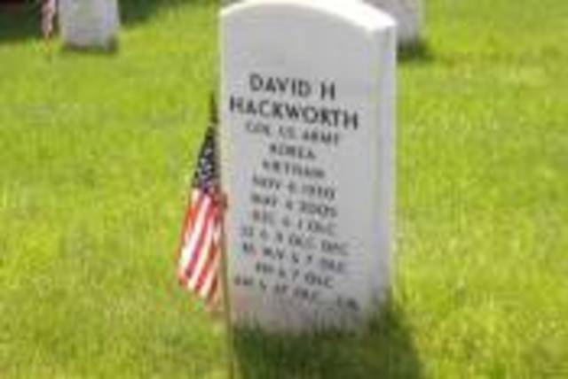 Colonel David H. Hackworth Timeline | Timetoast timelines