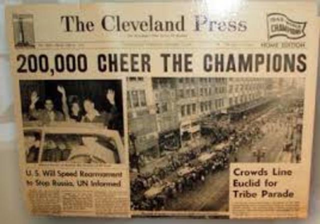 History of the Cleveland Indians timeline | Timetoast timelines