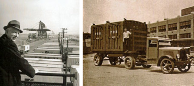 HISTORIA DE LOS CONTENEDORES timeline | Timetoast timelines