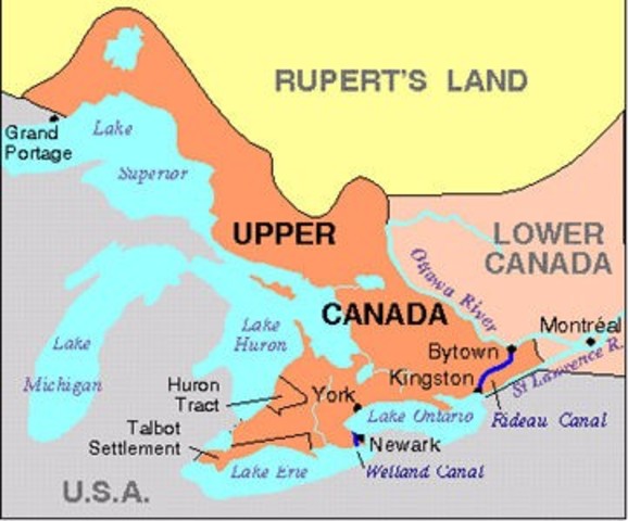 Timelines of Lower & Upper Canada | Timetoast timelines
