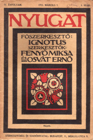 Magyar irodalmi folyóiratok a 20. század első felében timeline | Timetoast timelines