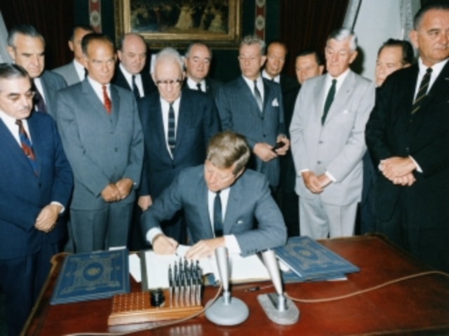John F. Kennedy Accomplishments during presidency timeline | Timetoast ...