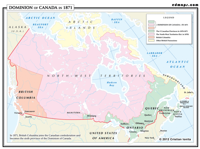 Canada: A People's History 1867-1873 timeline | Timetoast timelines