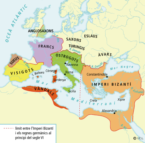 LA FRAGMENTACIÓ DEL MÓN ANTIC timeline | Timetoast timelines