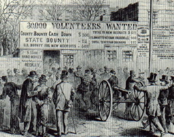 Civil War (1860-1867) timeline | Timetoast timelines