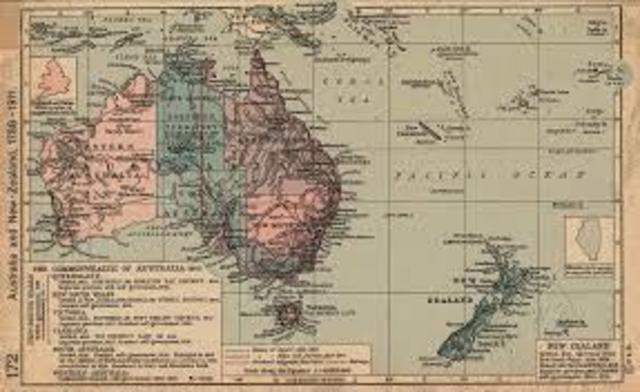 The Colonisation of Australia timeline | Timetoast timelines