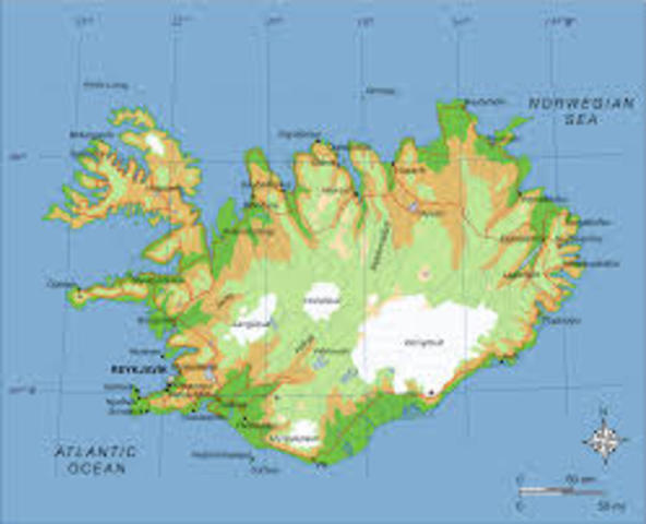 Iceland timeline | Timetoast timelines