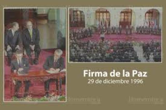 Acuerdos de paz Guatemala. historia y autores. timeline | Timetoast ...
