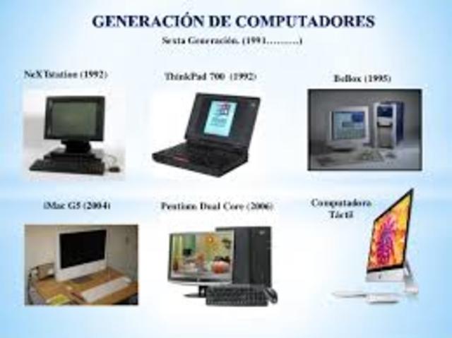 Generación de las computadoras timeline | Timetoast timelines