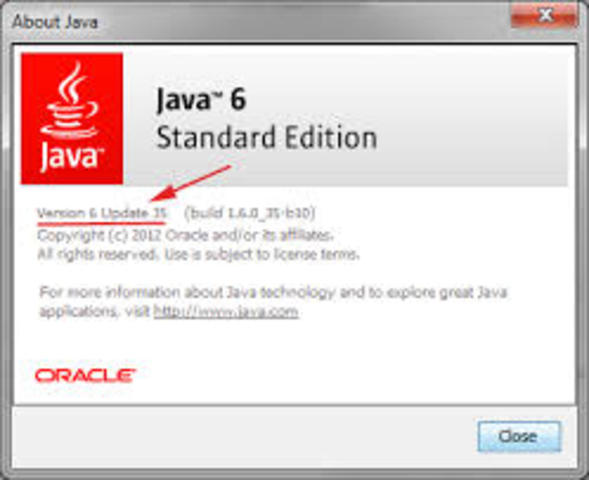 LA EVOLUCIÓN DE EL LENGUAJE JAVA timeline | Timetoast timelines