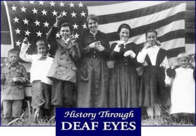 Deaf History in the United States timeline | Timetoast timelines