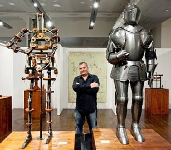 Robot designed by Leonardo Da Vinci : r/RetroFuturism