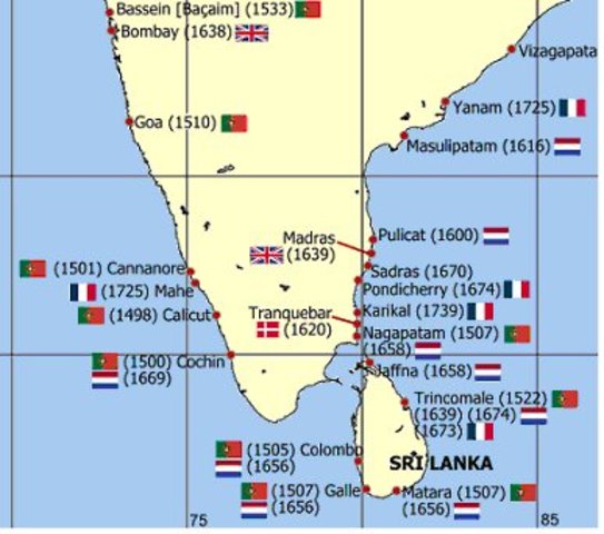 Dansk kolonihistorie timeline | Timetoast timelines