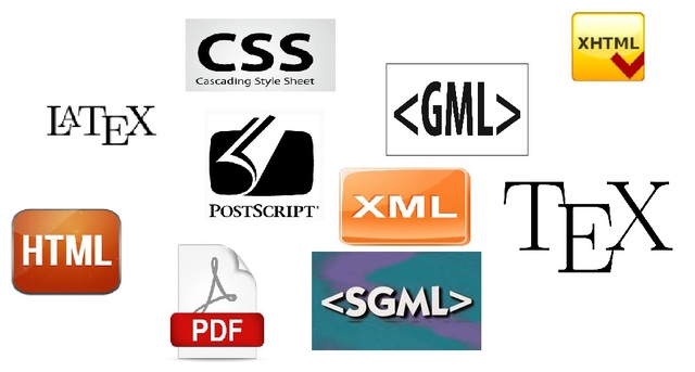 Evolución de los lenguajes de marcas. timeline | Timetoast timelines