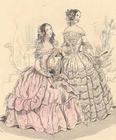 Fashion Decade Project: 1840 timeline | Timetoast timelines