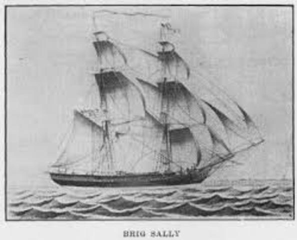 The Voyage of the Sally timeline | Timetoast timelines