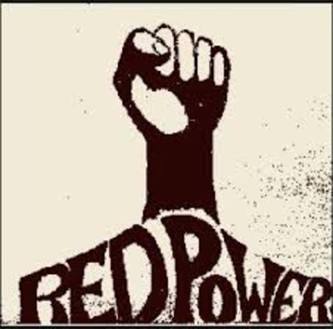 Red Power Civil Rights Movement timeline | Timetoast timelines