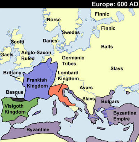 Frankish Kingdom timeline | Timetoast timelines
