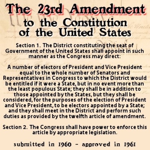 23 Amendment timeline | Timetoast timelines