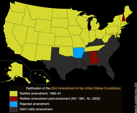 23 Amendment timeline | Timetoast timelines