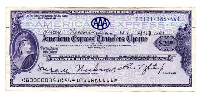 Cheques De Viajero De American Express - dedarisca