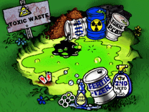 Land Pollution Animation