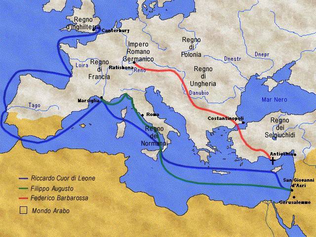Le crociate (XI-XIII secolo) timeline | Timetoast timelines