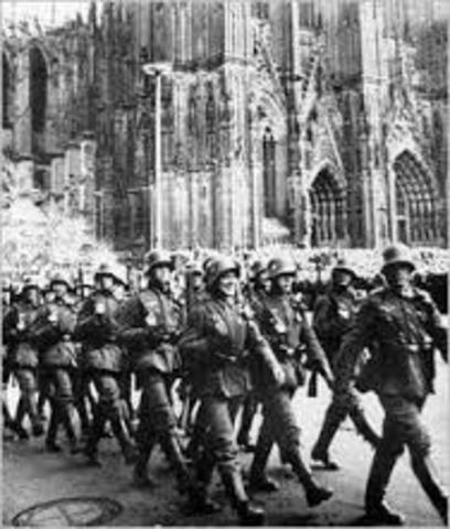Pre WW2 events timeline | Timetoast timelines