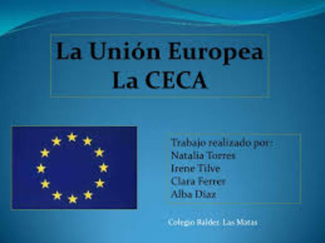 Proceso de construcción de la Unión Europea timeline | Timetoast timelines