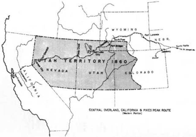Utah History 1800-1900 timeline | Timetoast timelines