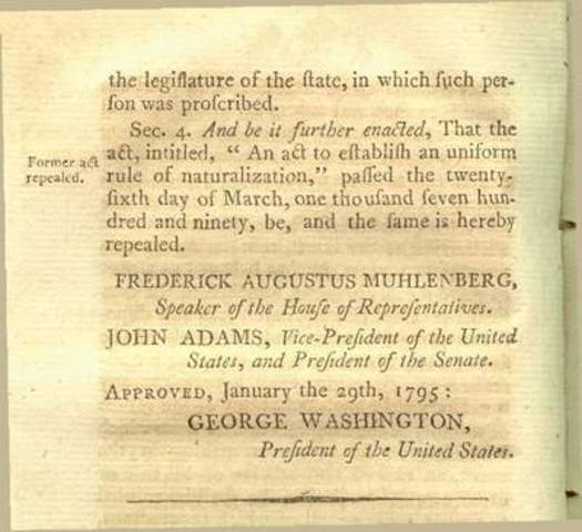 Immigration Events in American History timeline | Timetoast timelines