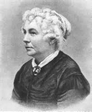 Elizabeth Cady Stanton timeline | Timetoast timelines