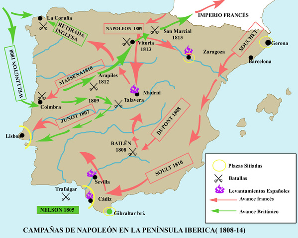 SPAIN: occupation and liberation timeline | Timetoast timelines