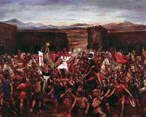 Conquista de América timeline | Timetoast timelines