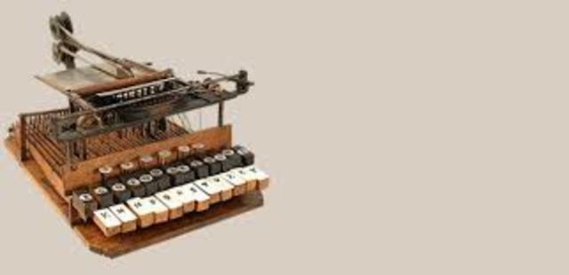 la Máquina de escribir timeline | Timetoast timelines