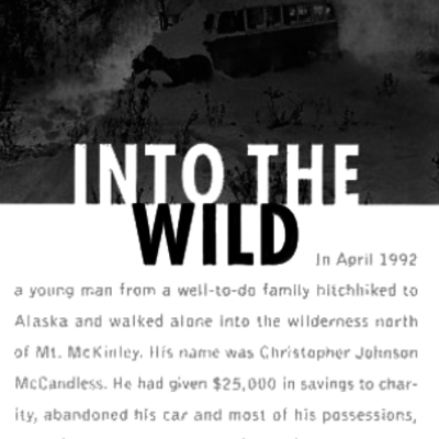 The Life Journey of Chris McCandless timeline | Timetoast timelines