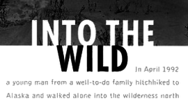 Into the Wild Timeline Project | Timetoast timelines